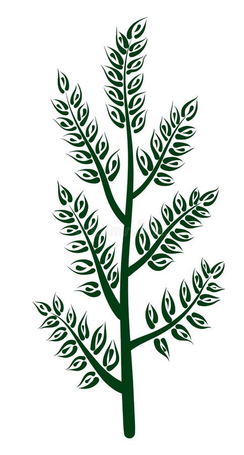 Illustration of a Young Tree Stock Vector - Illustration of tree, germ ...