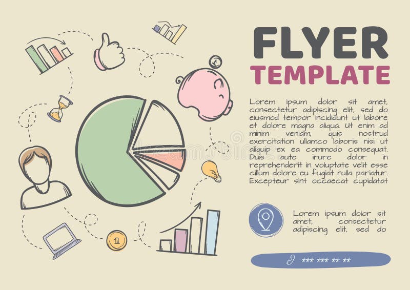 Vector Editable Template for Flyer, Advertisement, Post, Announcement ...