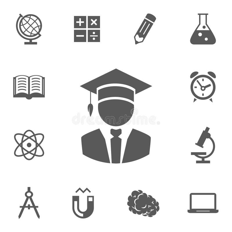 Vector education icons stock vector. Illustration of college - 50590918
