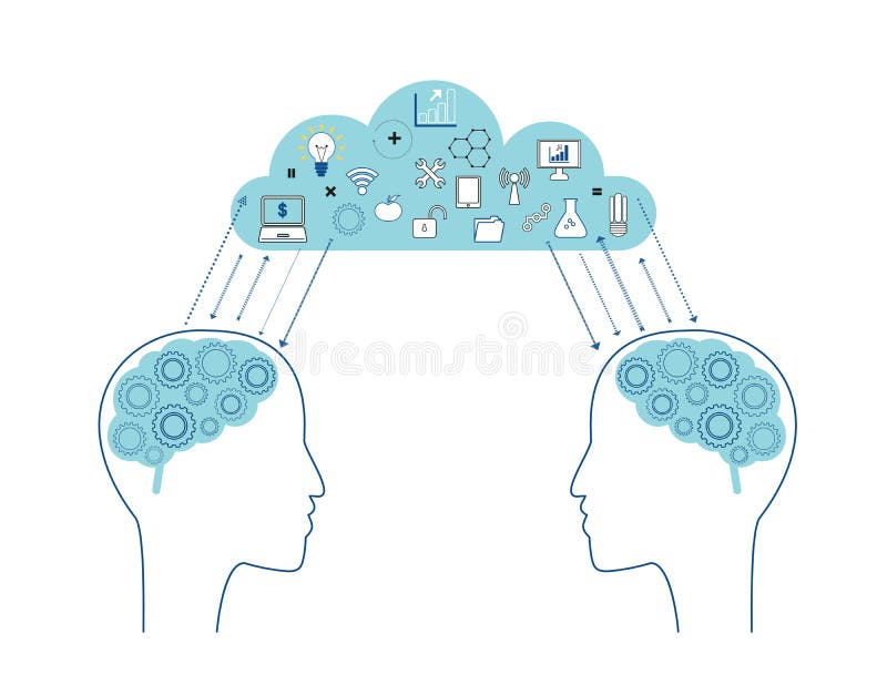 Vector Education, Knowledge Idea and Concept Stock Illustration ...