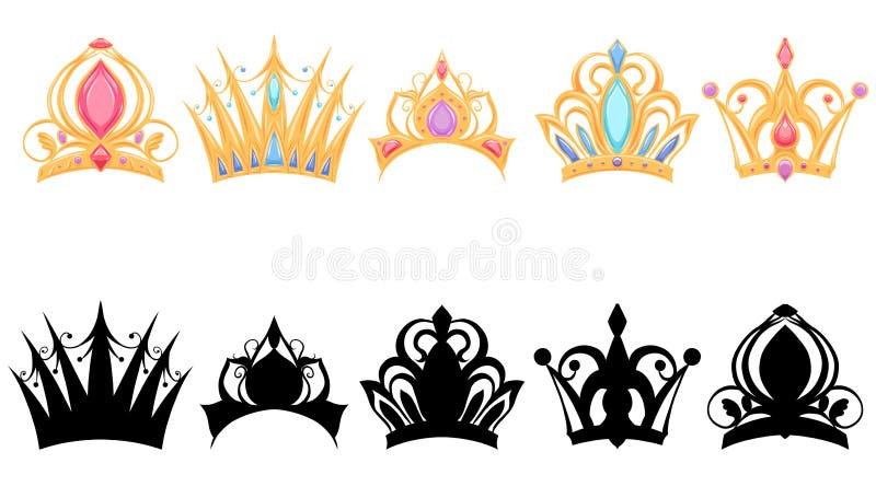 Match Royal Crowns Stock Illustrations – 3 Match Royal Crowns Stock ...