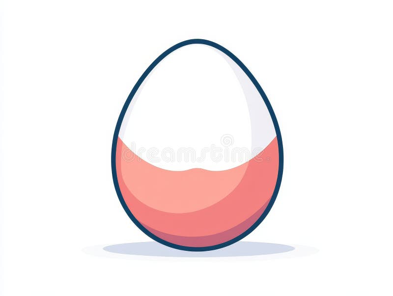 Vector Egg Illustration Simple, Minimalist Design, Easter, Food, Egg ...