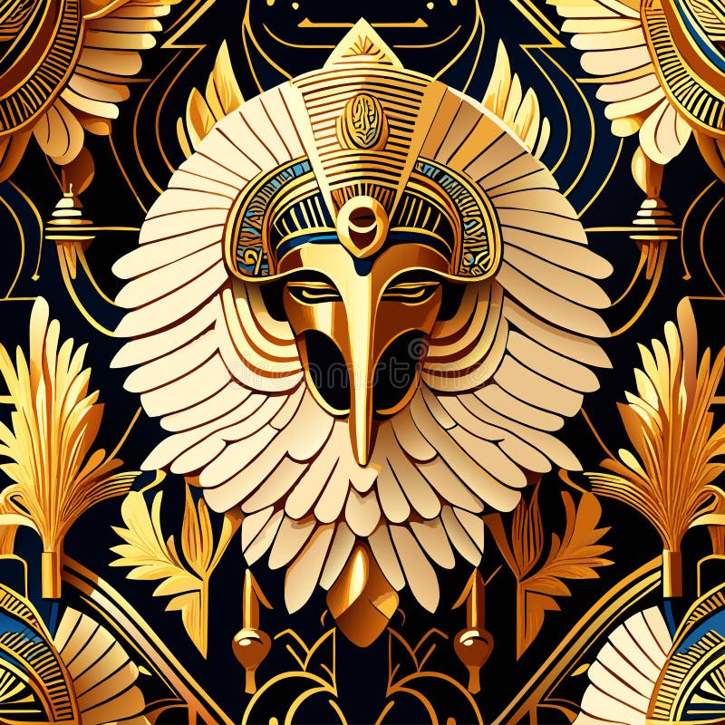 Pattern Seamless Arts Ganesh Hindu Gods Outline Illustration_013 Stock ...