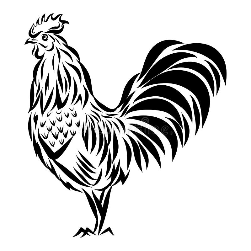 Silueta Del Gallo Ilustraciones Stock, Vectores, Y Clipart – (24,034 ...