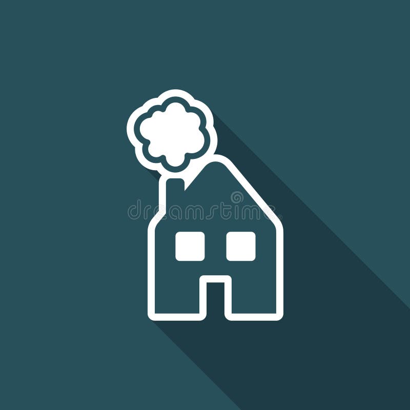 Vector El Ejemplo Del Solo Icono Casero Aislado Del Icono Ilustración ...