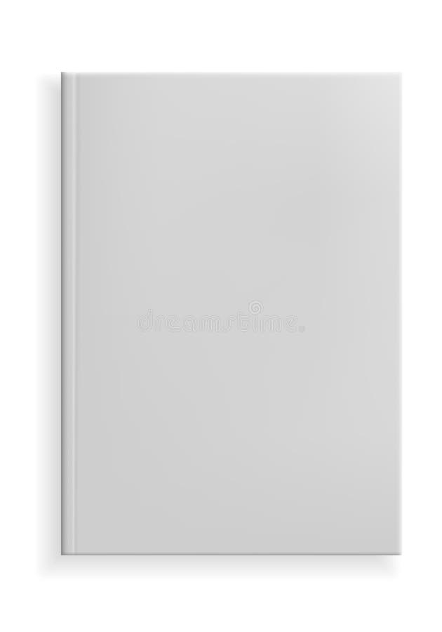 Vector El Ejemplo Realista De Un Libro Con El Hardcover Blanco ...