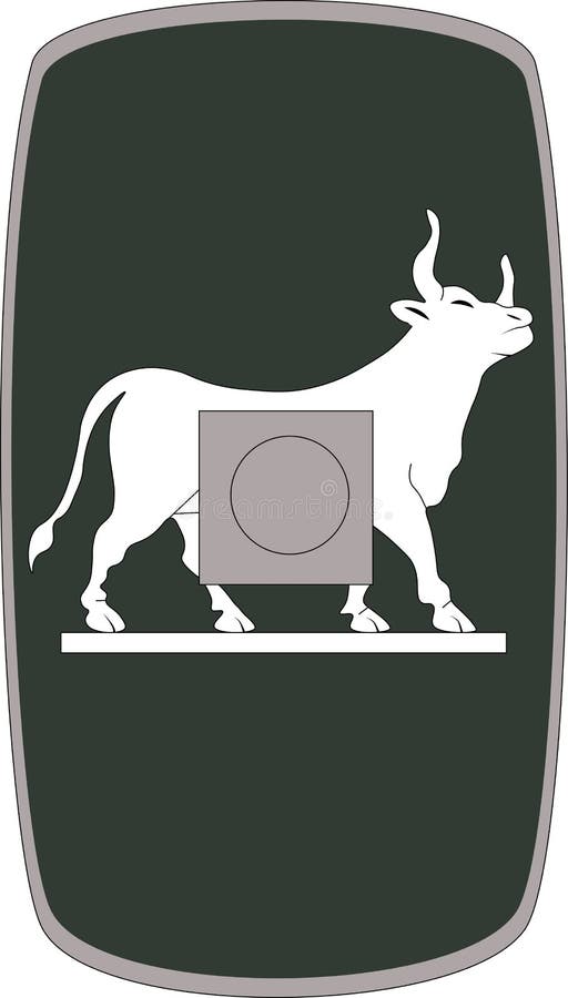 Vector El Escudo De Legio IX Hispana En El Fondo Blanco Ilustración del ...