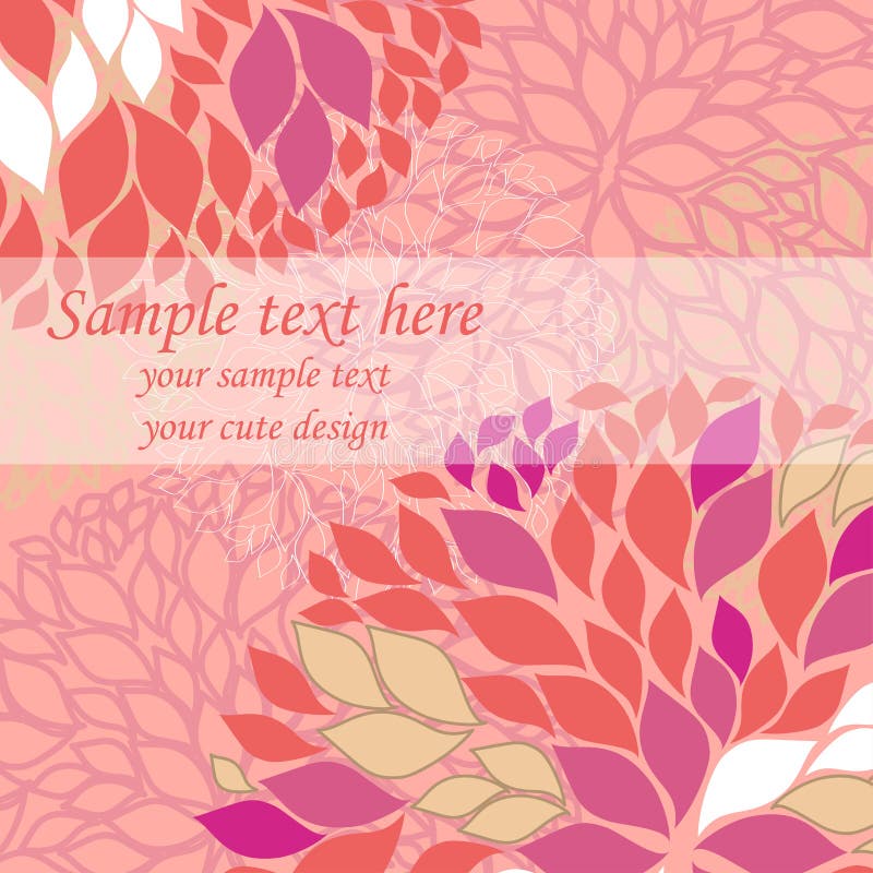 Vector el fondo rosado ilustración del vector. Ilustración de extracto ...