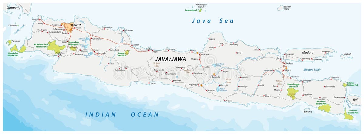 Isla Java Indonesia Ilustraciones Stock, Vectores, Y Clipart – (480 ...