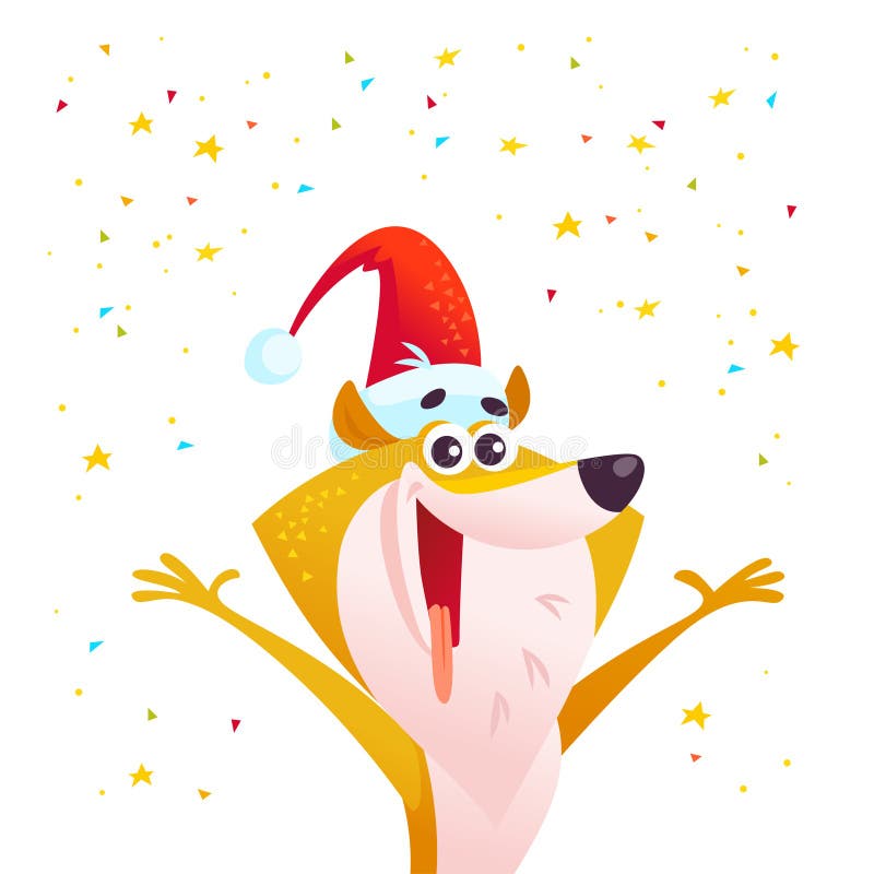 Vector El Retrato De La Historieta Del Perro Sonriente Divertido En El ... Vector El Retrato De La Historieta Del Perro Sonriente Divertido En El ...