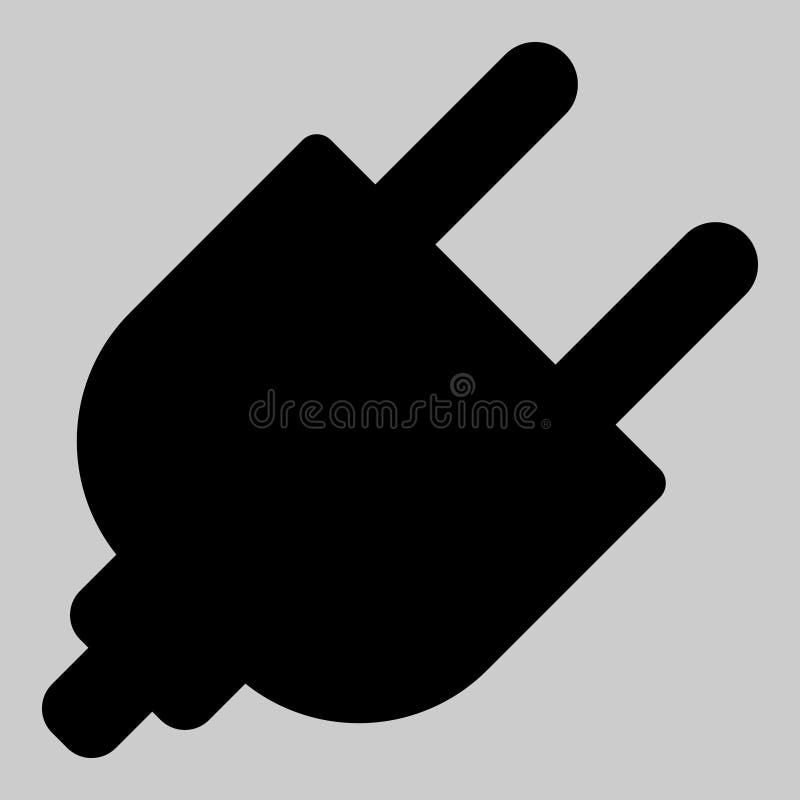 Vector Electrical Plugin Icon Illustration Stock Vector - Illustration ...