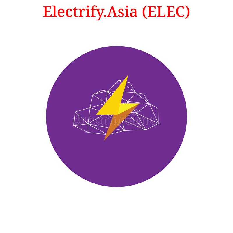 Vector Electrify.Asia (ELEC) Logo Stock Illustration - Illustration of ...