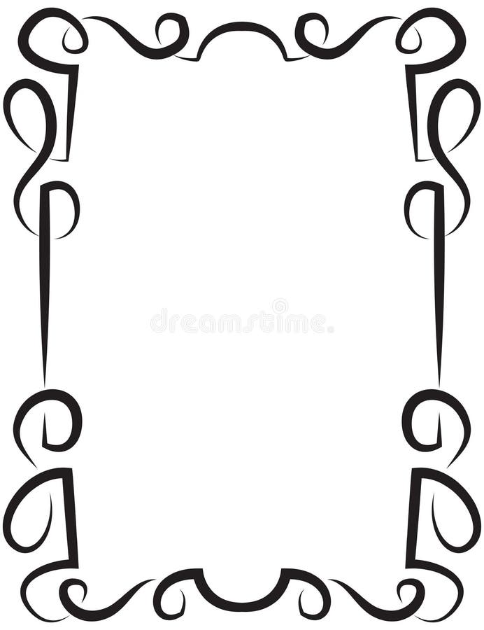 Vector Elegant Kader Voor Ontwerp Vector Illustratie - Illustration of ...