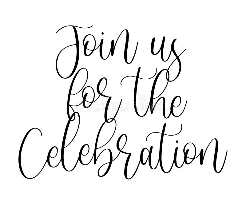 Celebration Invitation Text Stock Illustrations – 618,844 Celebration ...
