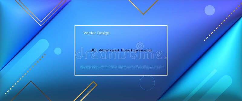 Vector, Illustration Abstract Element with Dynamic Shape, Gradient ...
