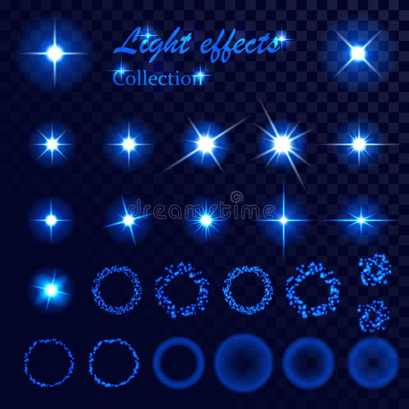 Vector element light stock vector. Illustration of blue - 69842109