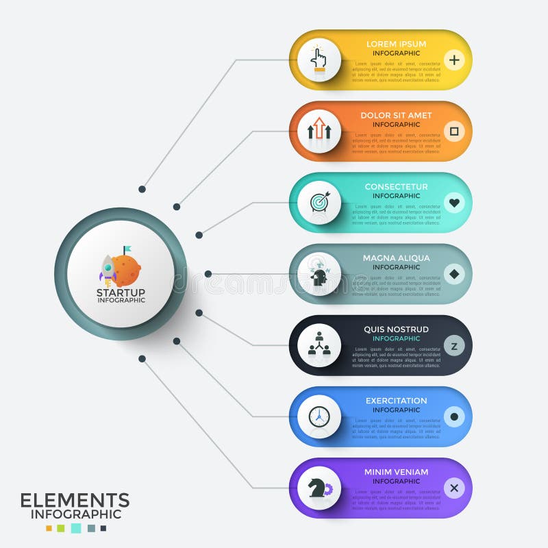 Vector Elements for Infographic Stock Vector - Illustration of concept ...