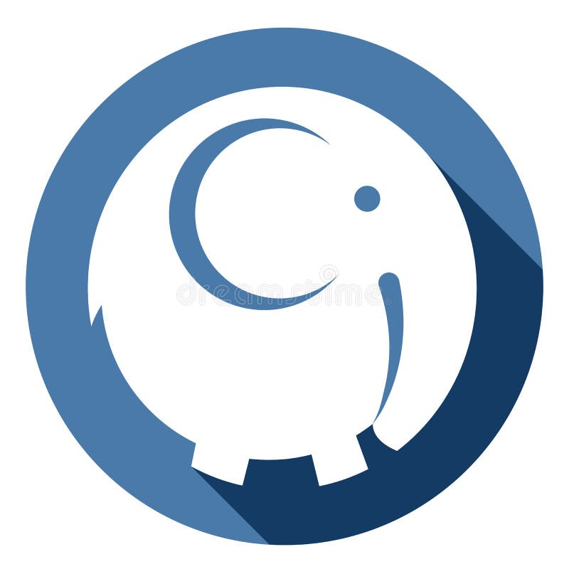 Vector Elephant Icon stock illustration. Illustration of origami - 85461773