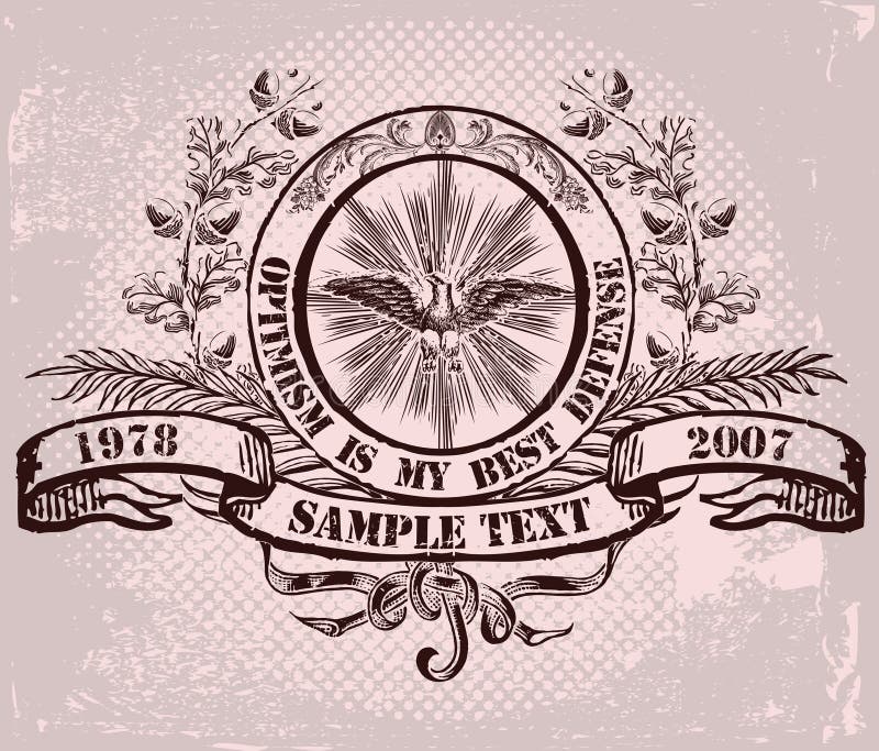 Vector emblem stock vector. Illustration of carpet, classic - 3146745