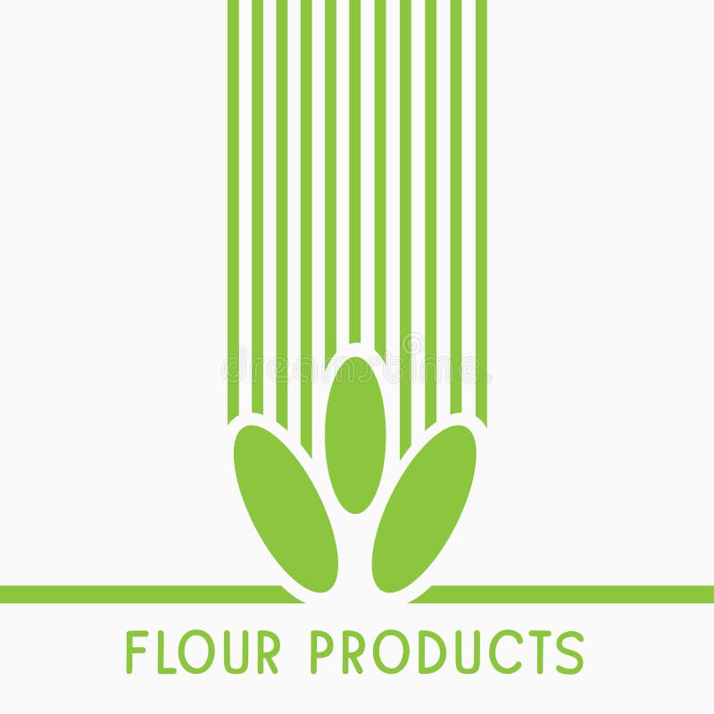 Flour Icon Vector, Wheat Logo Stock Vector - Illustration of background ...