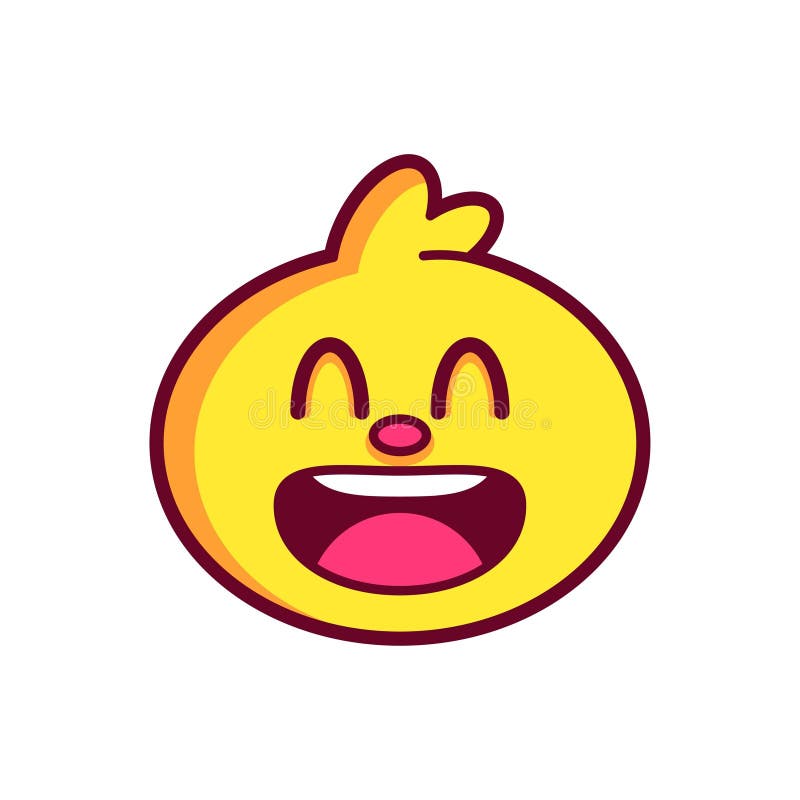 Vector Emoji Cute Grinning Face with Smiling Eyes Illustration Isolated ...