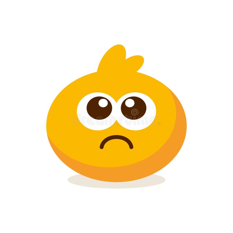 Vector Emoji Cute Pleading Face Illustration Isolated Stock Vector ...