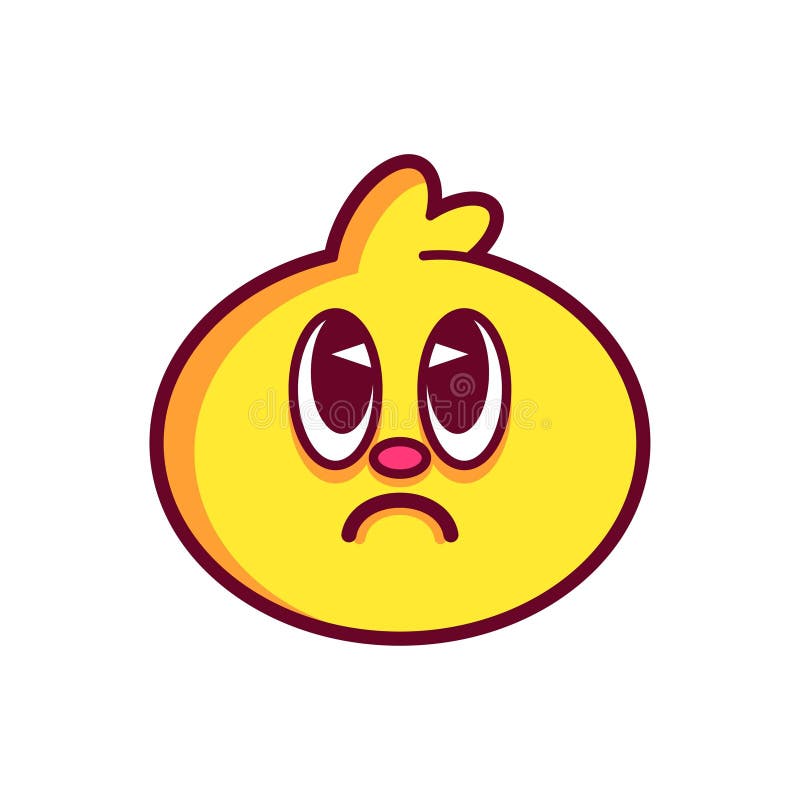 Vector Emoji Cute Pleading Face Illustration Isolated Stock Vector ...