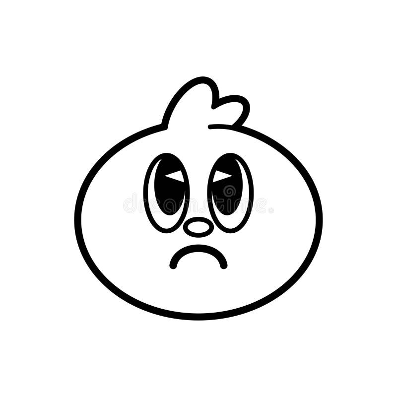 Vector Emoji Cute Pleading Face Illustration Isolated Stock Vector ...
