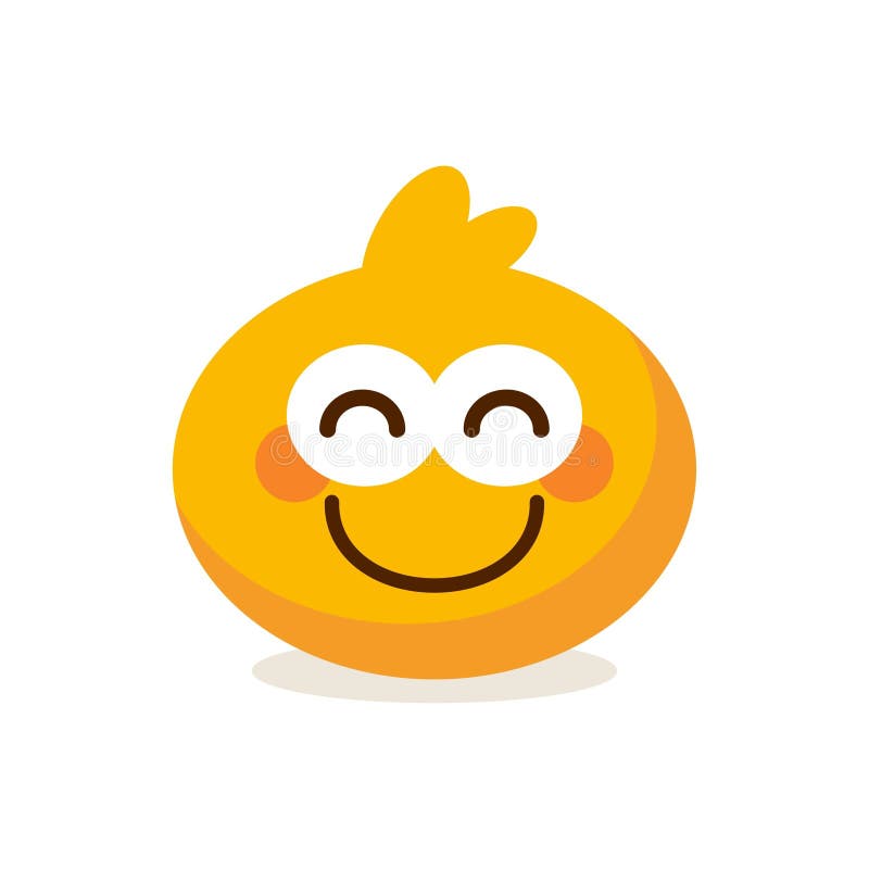 Vector Emoji Cute Smiling Face with Smiling Eyes Illustration Isolated ...