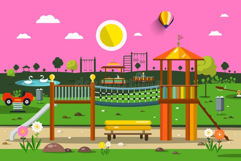 Cartoon Empty Playground Stock Illustrations – 1,007 Cartoon Empty ...