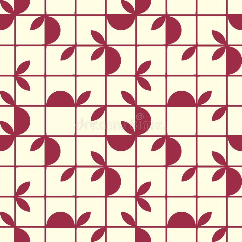 Vector Endless Geometric Pattern Composed with Circles and Lines Stock ...