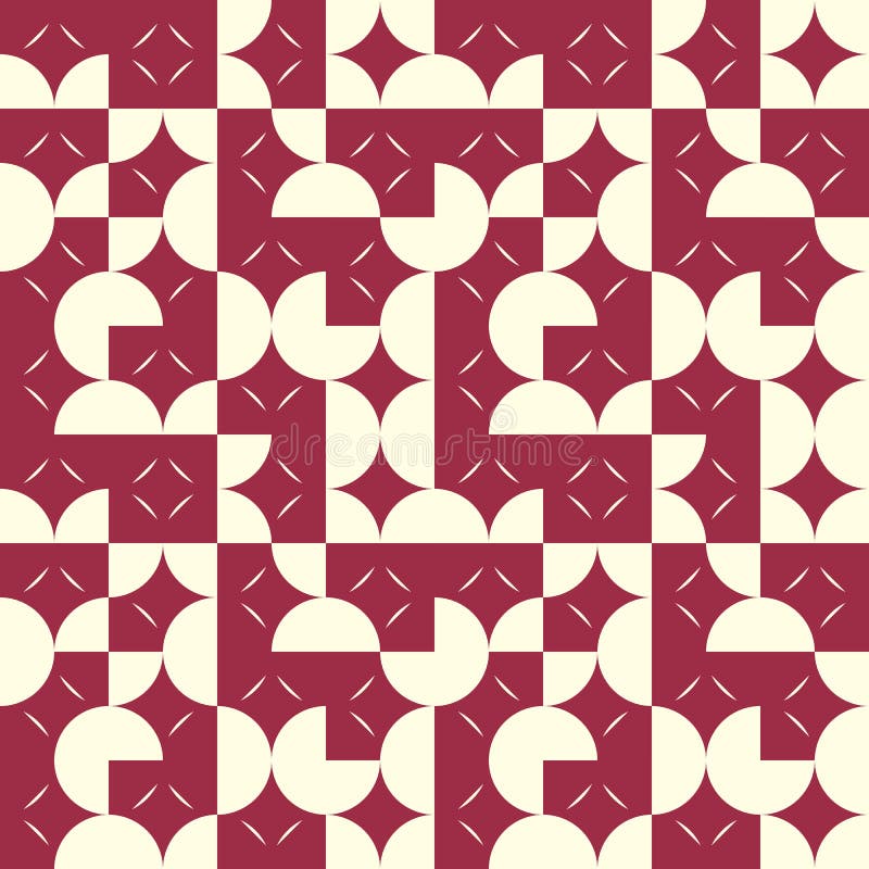 Vector Endless Pattern Composed with Geometric Shapes. Graphic T Stock ...