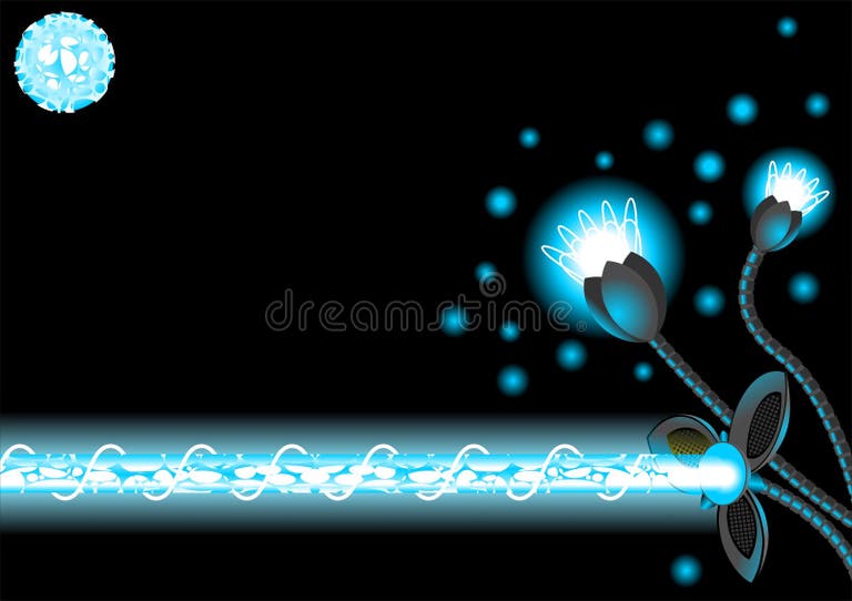 Vector energy plant (blue) stock vector. Illustration of futuristic ...