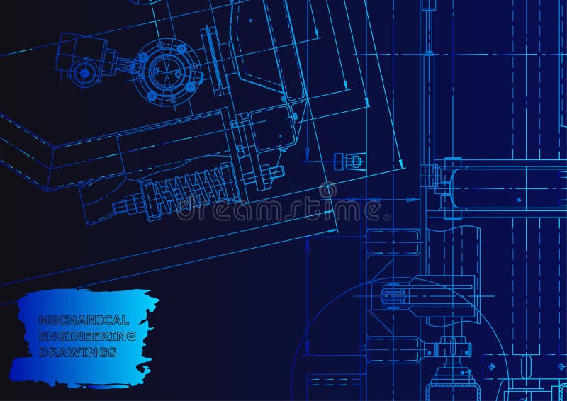 Vector Engineering Illustration Stock Vector - Illustration of visual ...