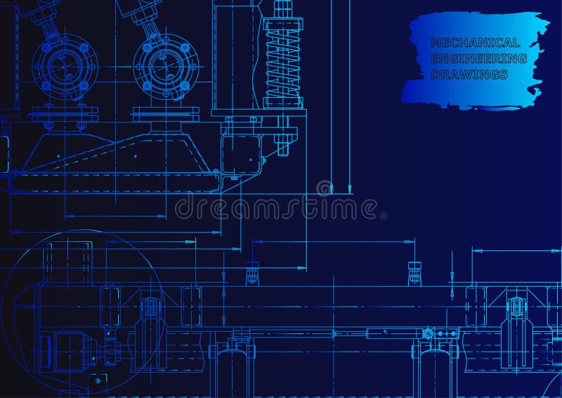 Vector Engineering Illustration Stock Vector - Illustration of document ...