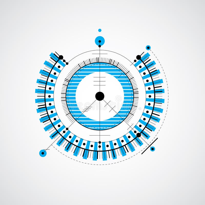Vector Engineering Technological Background, Futuristic Technical Plan ...