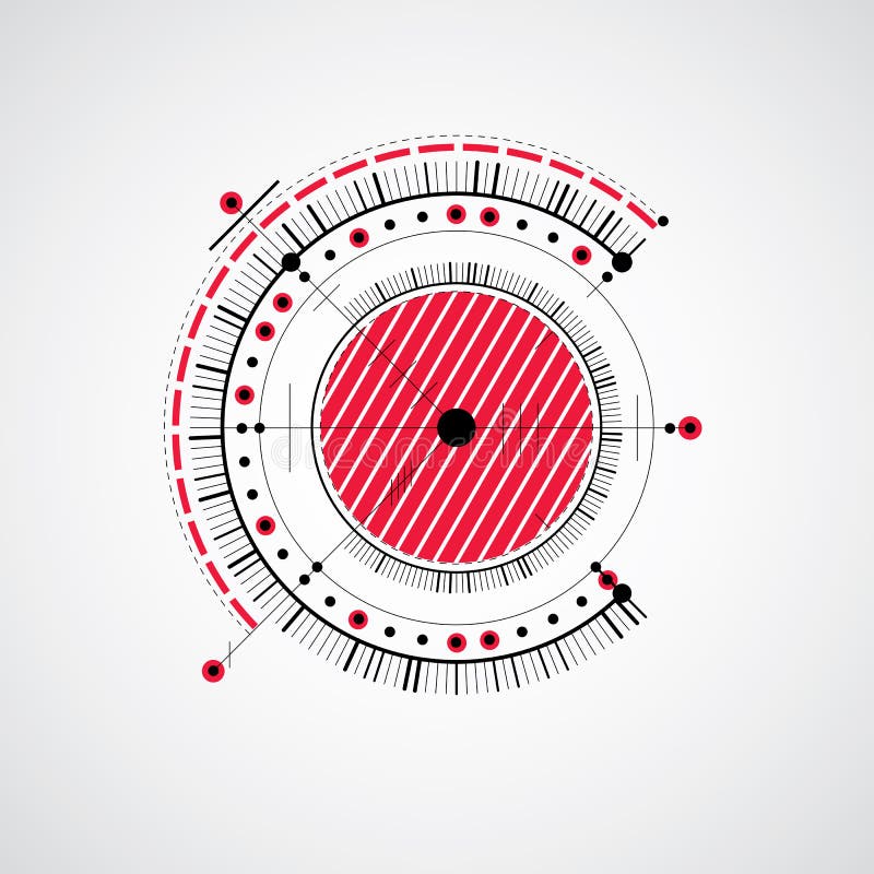 Vector Engineering Technological Red Background, Futuristic Tech Stock ...