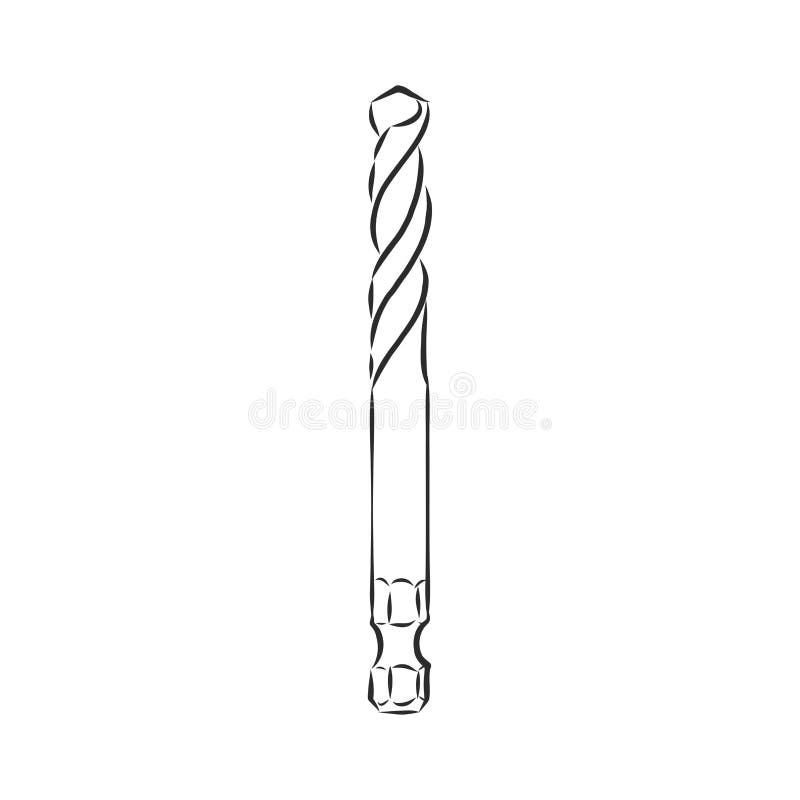 Drill Bit Drawing 74 Drill Bit Drawing Stock Photos, High Res