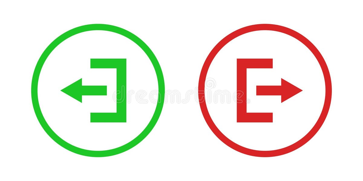 Exit Icons Stock Illustrations – 9,683 Exit Icons Stock Illustrations ...