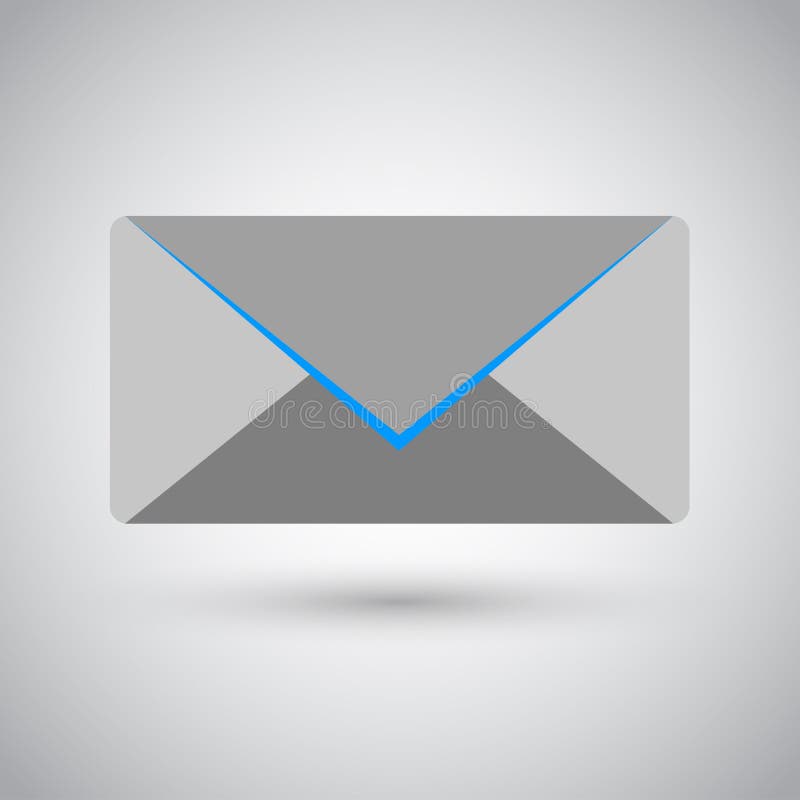 Vector Envelope Icon Symbol Stock Vector - Illustration of background ...