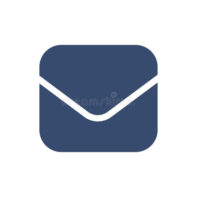 Vector Envelope Icon Symbol Stock Vector - Illustration of office ...