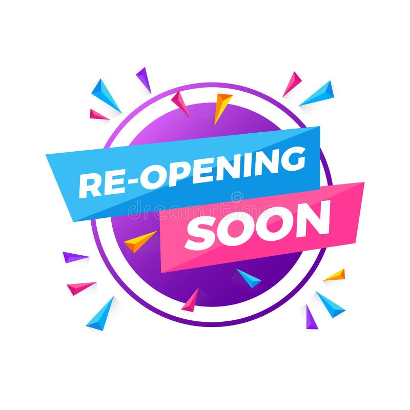Opening Soon Sign | Reopening Soon | Grand Opening Soon Stock Vector ...
