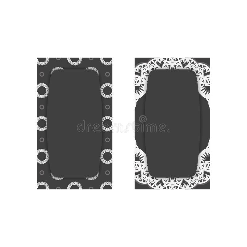 Black Banner with Abstract White Pattern for Design Under Logo or Text ...