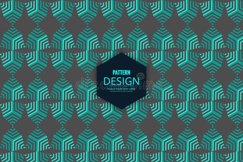 Floral Style Vector Eps Pattern Design. Stock Illustration - Illustration of drawing, abstract ...