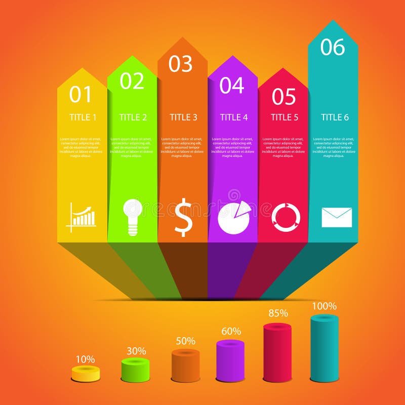 Vector Eps 10 Infographic Template for Diagram Graph Presentati Stock ...