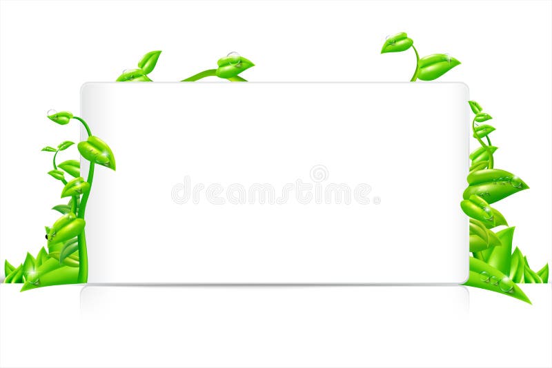 Vector EPS10 Isolated Eco Text Box Stock Vector - Illustration of ...