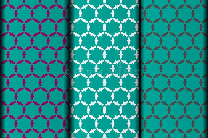 Vector Eps Seamless Pattern Design. Stock Illustration - Illustration of ornament, font: 366745825