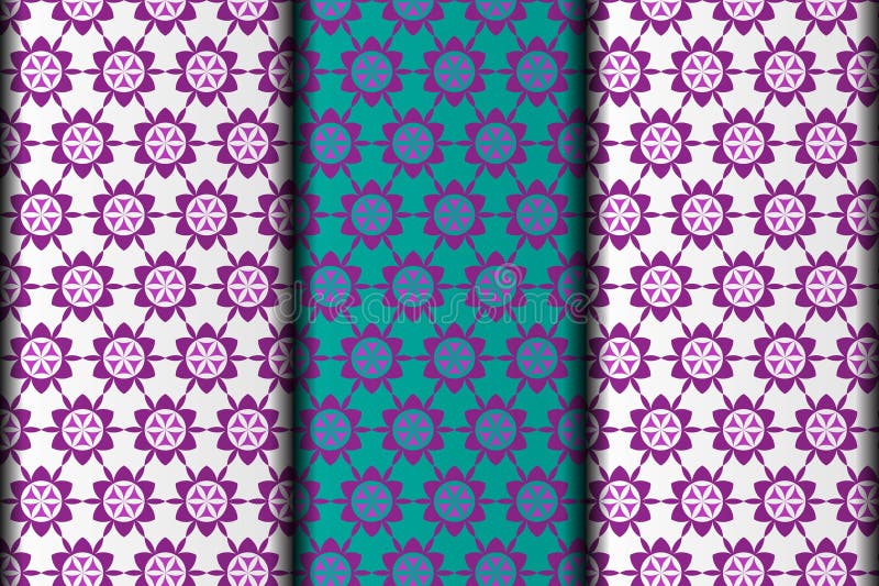 Vector Eps Seamless Pattern Design Template. Stock Illustration ...