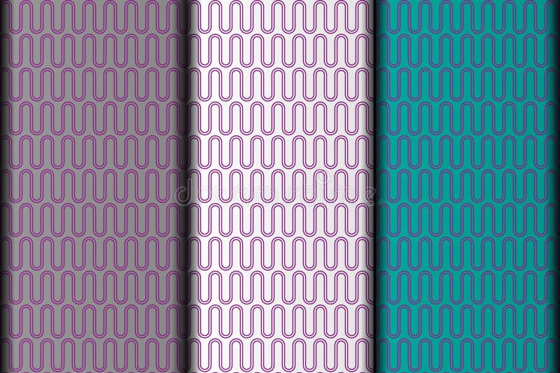 Vector Eps Wave Style Pattern Design. Stock Illustration - Illustration of font, japanese: 366968150