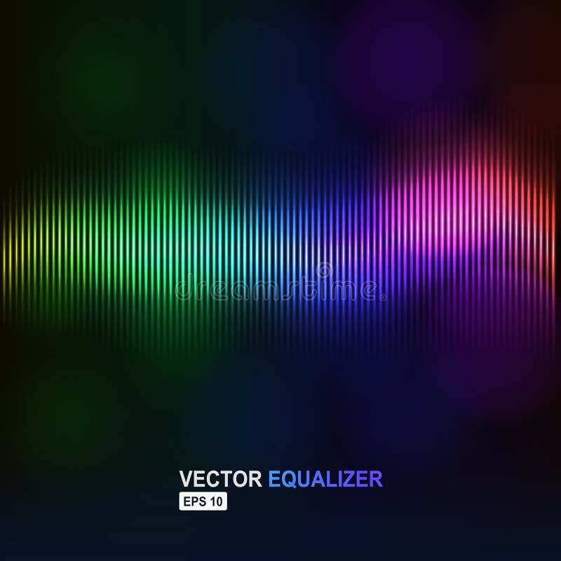 Vector Equalizer Illustration Stock Vector - Illustration of mixer ...